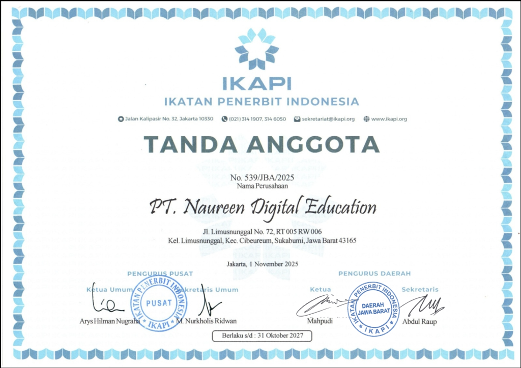 PT Naureen Digital Education Resmi Menjadi Anggota Ikatan Penerbit ...